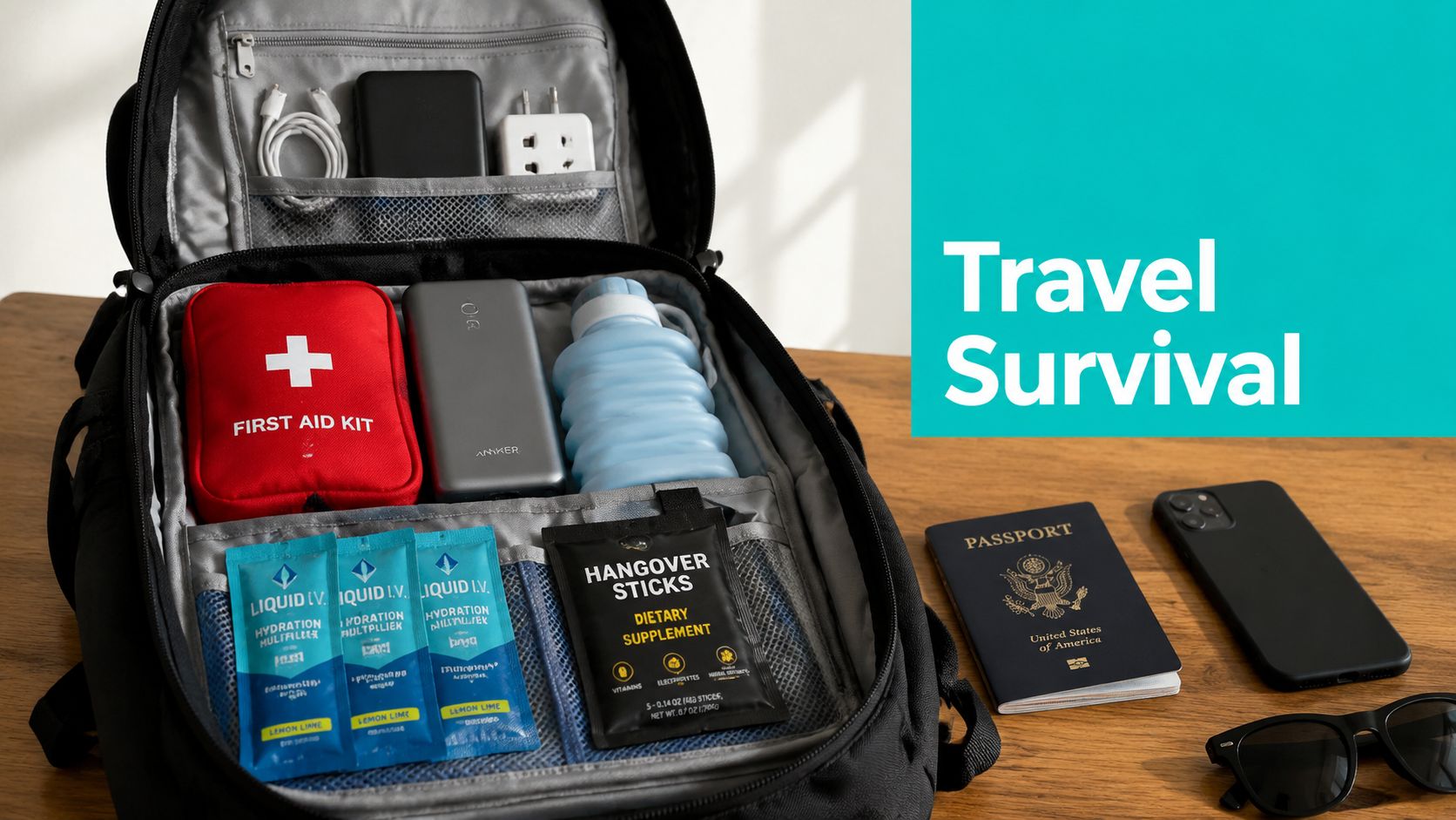 Travel Survival Kit Ideas: Prepare for Any Journey – Upside Hangover Jelly